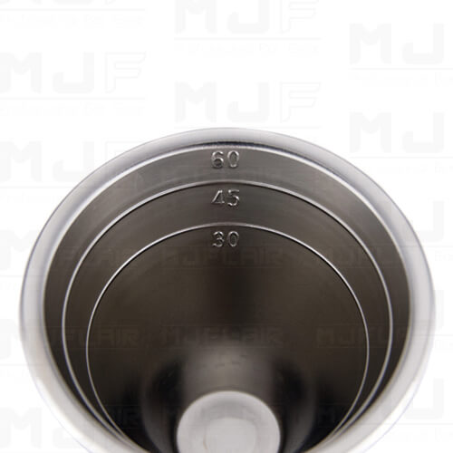MJFLAIR Japan Wadasuke 30/60ml scaled cocktail bar jigger- Mirror Silv
